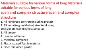 Stucture large span area | PPTX