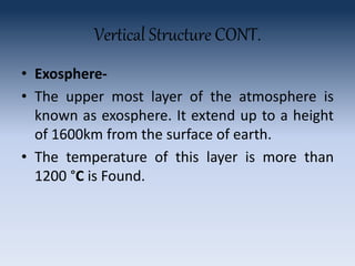 Stucture of atmoshere | PPT