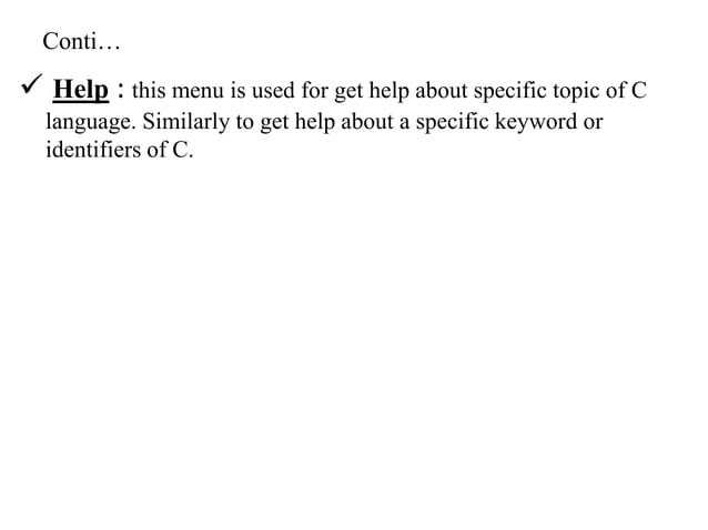 Stucture of c program | PPT | Free Download