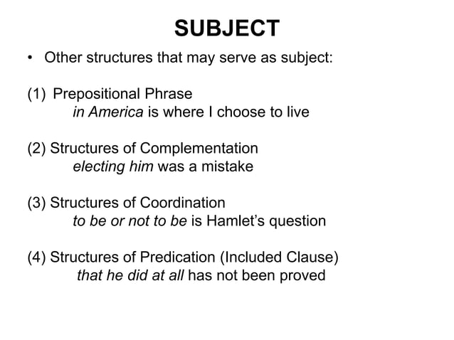 Structures of Predication Introduction | PPTX | Programming Languages ...