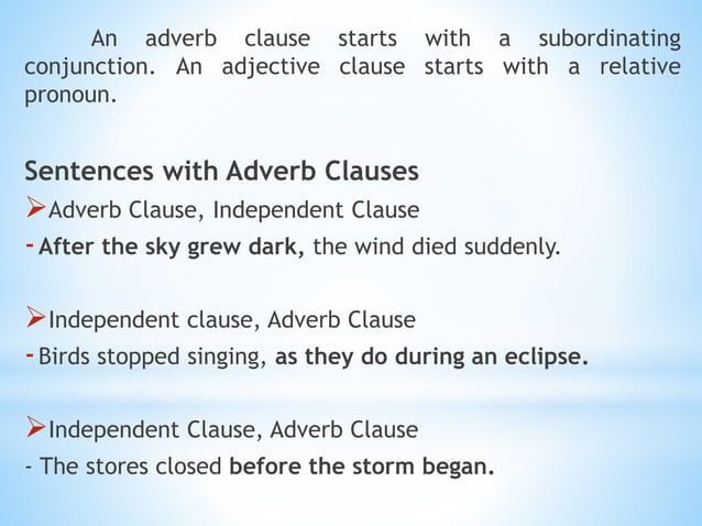 Stuctures of Subordination | PPTX