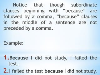 Stuctures of Subordination | PPTX