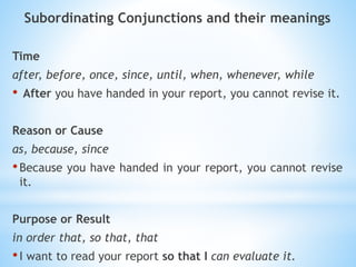 Stuctures of Subordination | PPTX