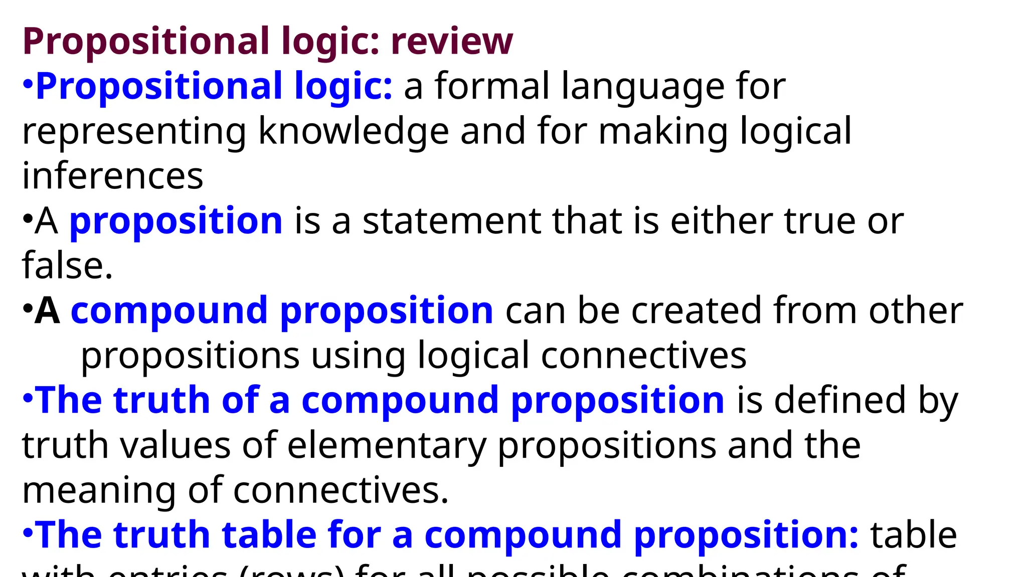 Discrete Mathematics: Learning the Truth Table | PPTX