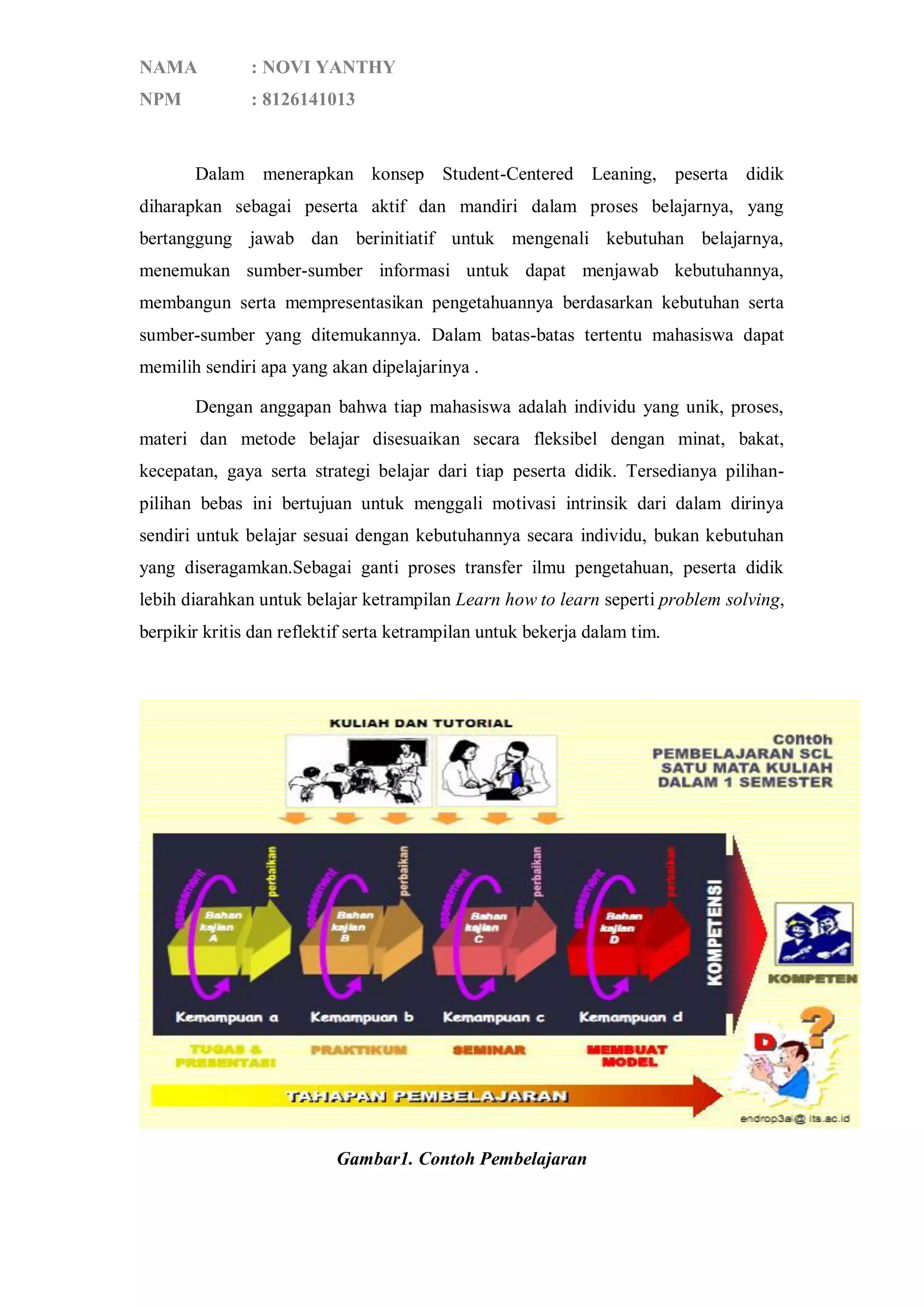 Student centered learning scl | PDF