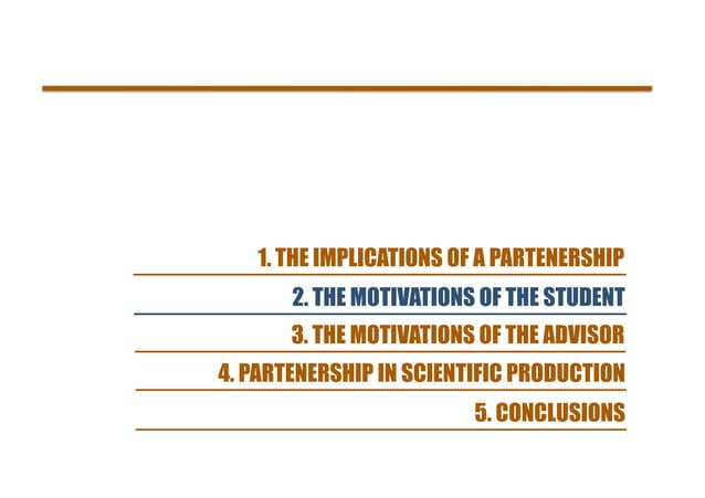 Student/Advisor Relationship | PPT