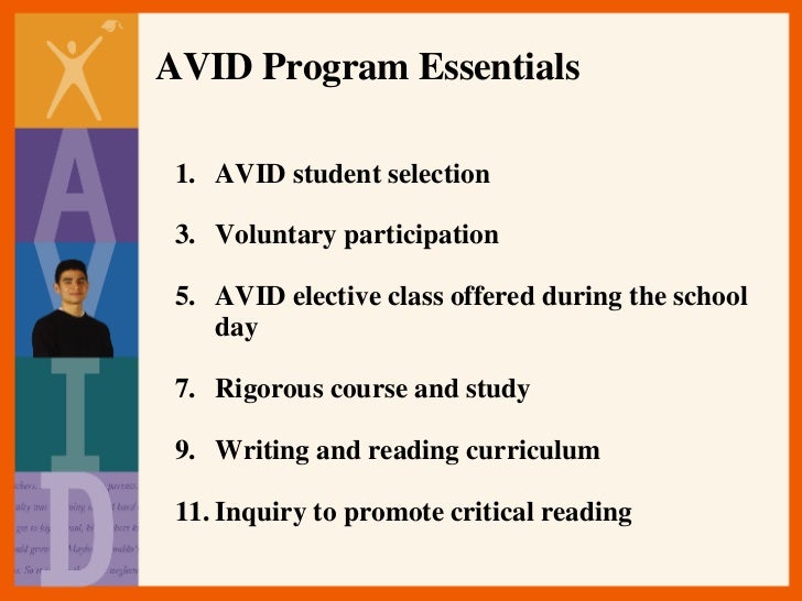 Student Avid Intro