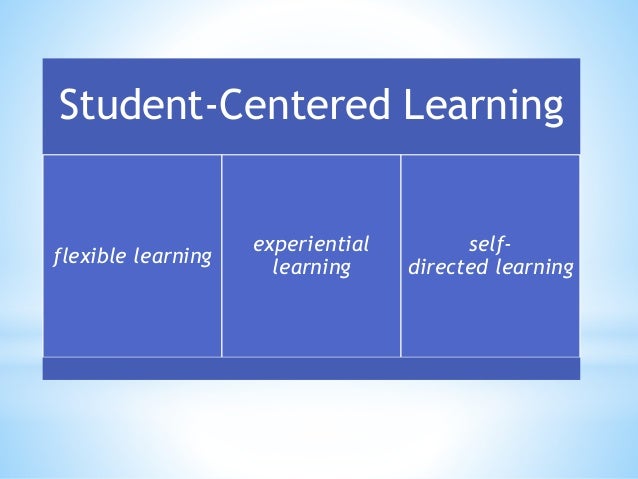 Student centered learning