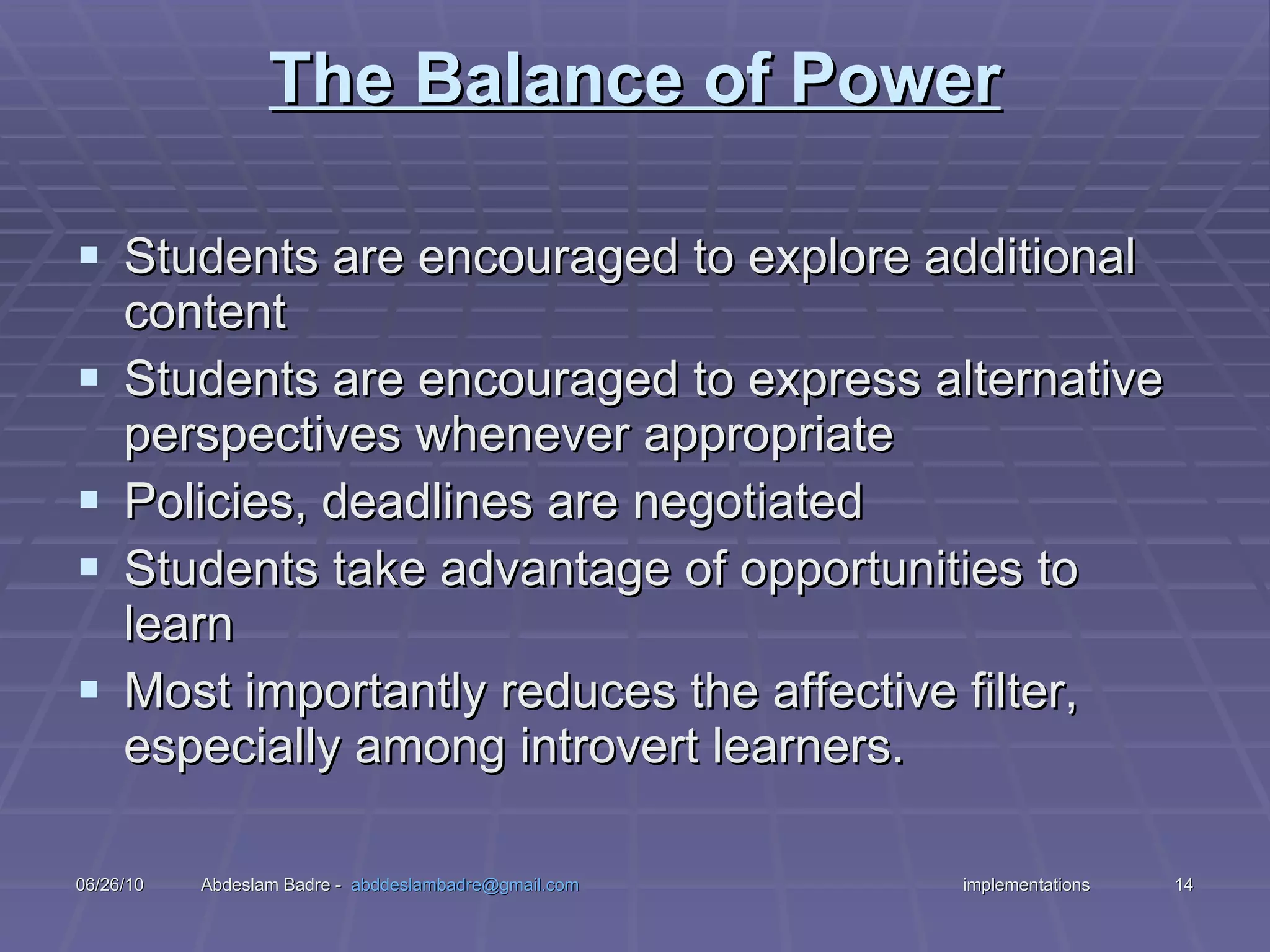 Student centered teaching | PPT
