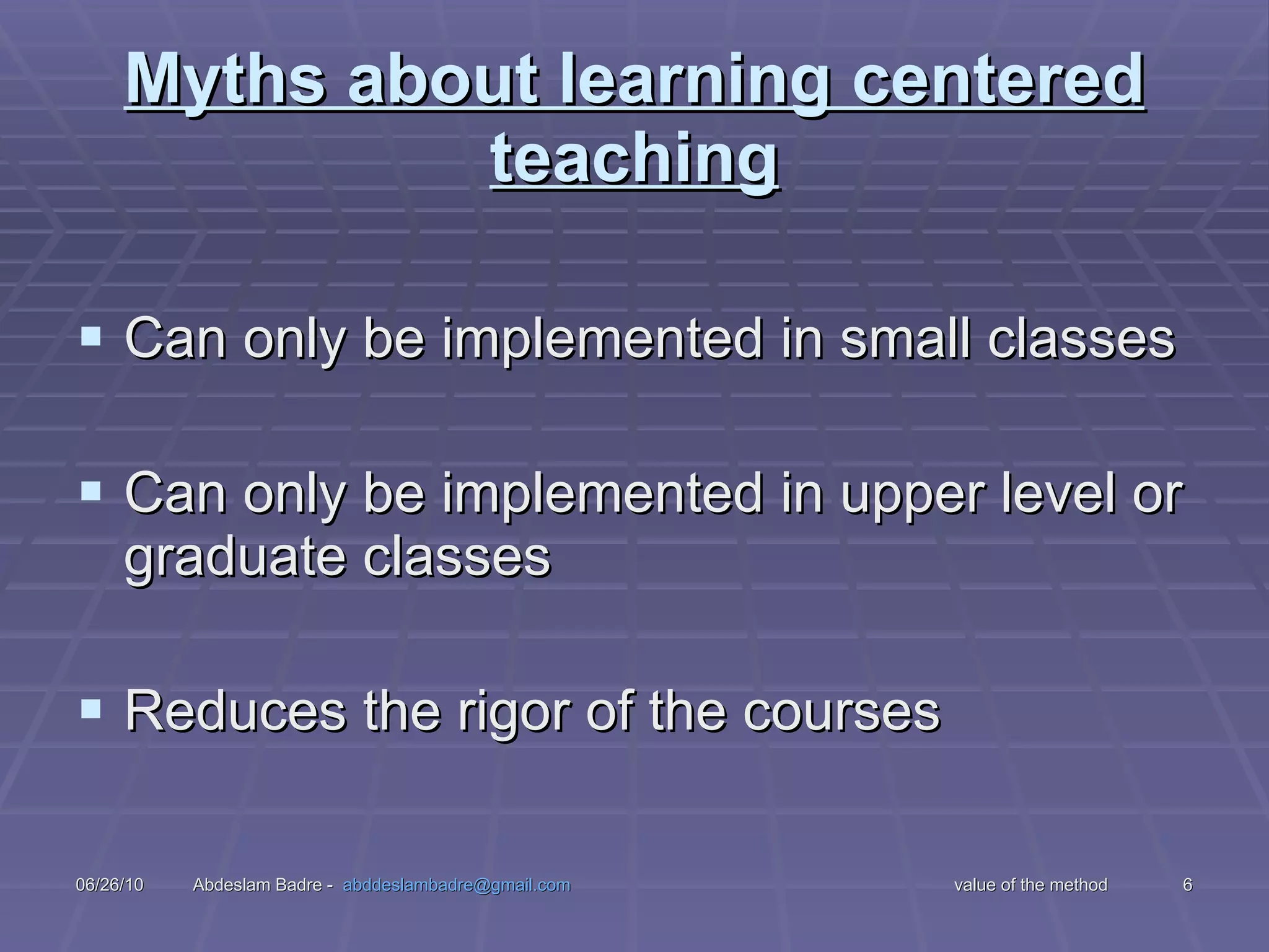 Student centered teaching | PPT