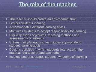 Student centered teaching | PPT