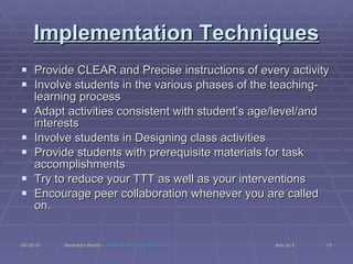 Student centered teaching | PPT