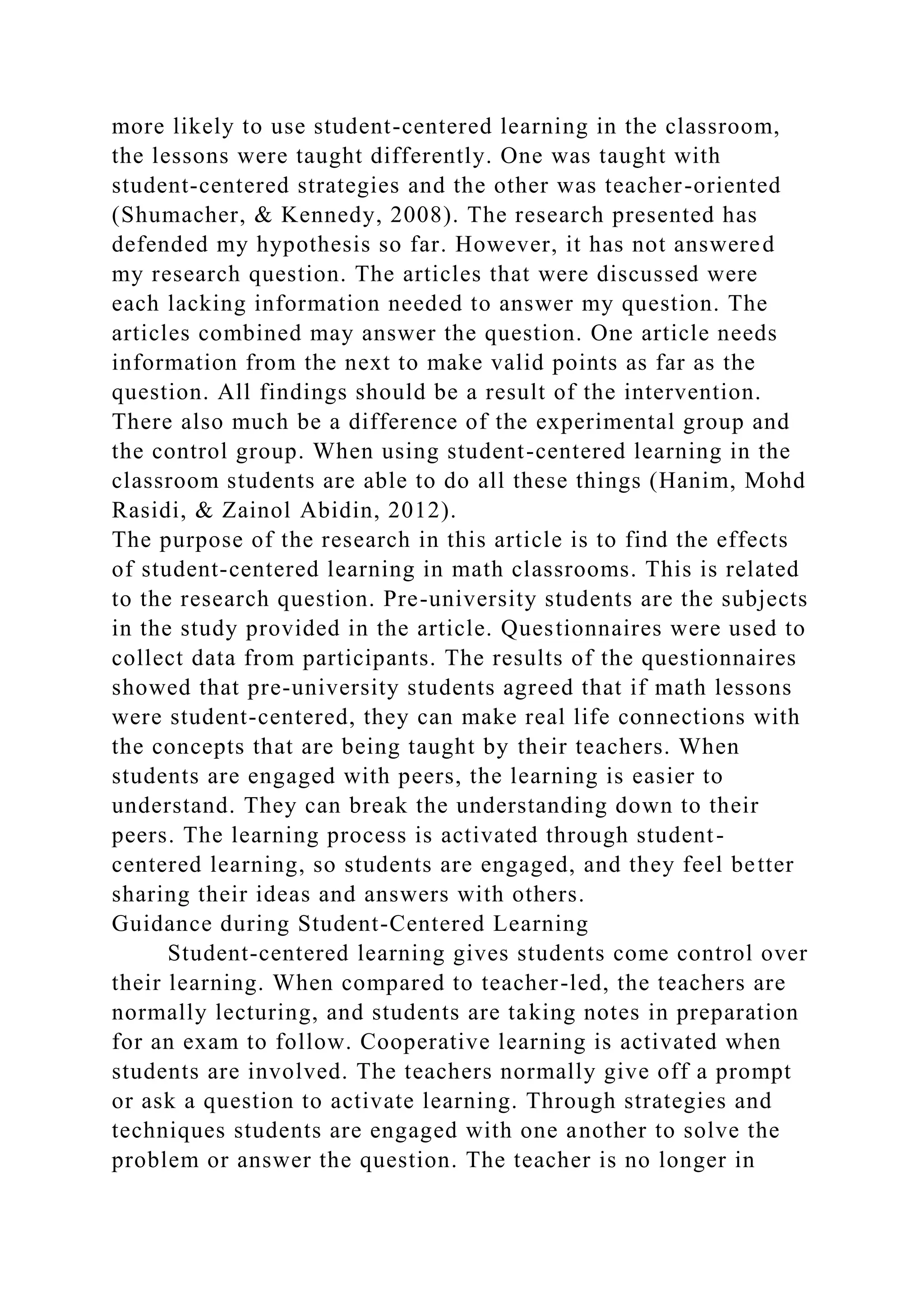 Student-Centered Teaching and its Impact on Learning.docx