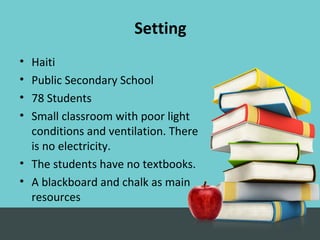 Student centered teaching in large classes with limited resources | PPT