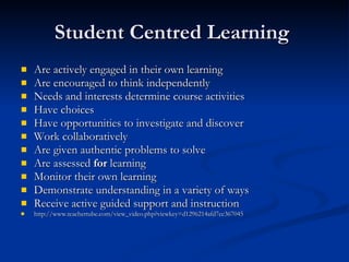 Student Centred Learning | PPT