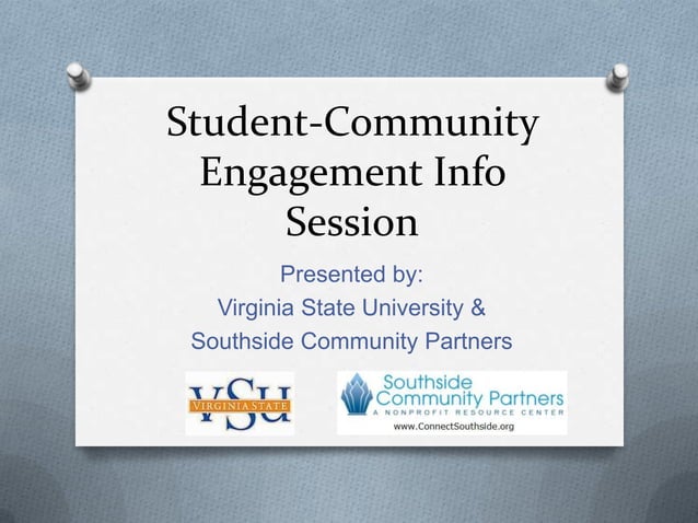 VSU Student-Community Engagement | PPT