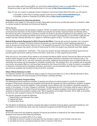 Student Financial aid handbook - SCUHS | PDF
