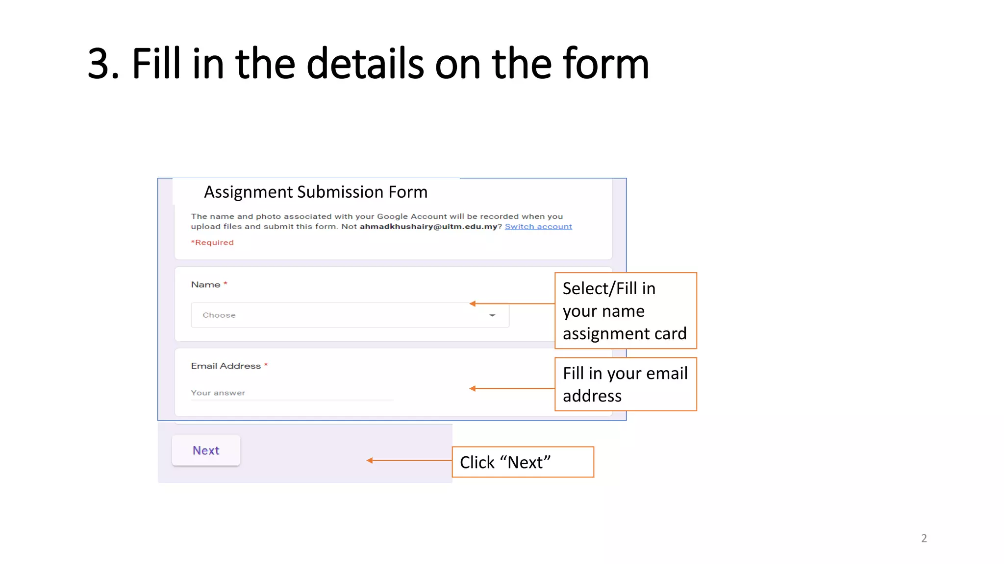 Student how to submit assignment-answer file at google form | PDF | Technology & Computing