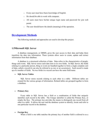 Student information-system-project-outline | DOC