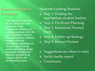 Student Leader Campaign | PPTX
