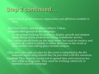 Student Leader Campaign | PPTX