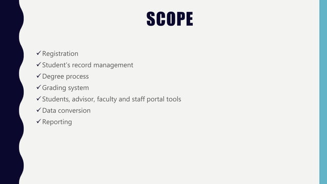 Student Management System Presentation Slide | PPTX | Databases ...