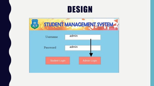 Student Management System Presentation Slide | PPTX | Databases | Computer Software and Applications