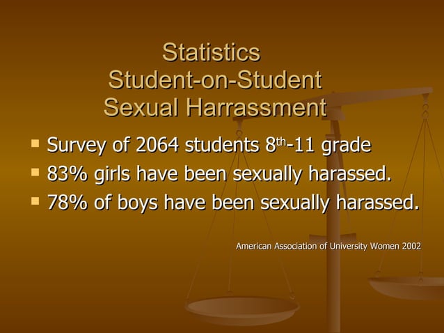 Student On Student Sexual Harassment Ppt | PPT