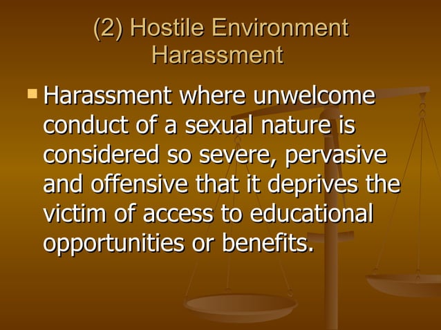 Student On Student Sexual Harassment Ppt | PPT