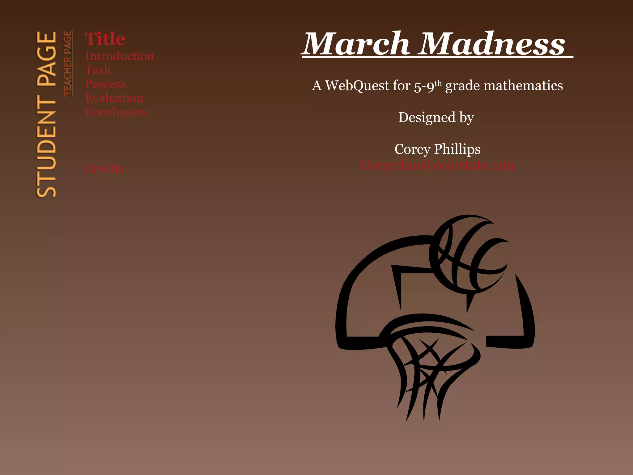 March Madness WebQuest | PPT