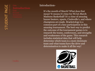 March Madness WebQuest | PPT
