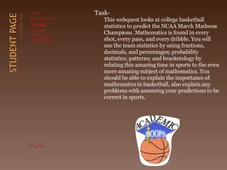 March Madness WebQuest | PPT