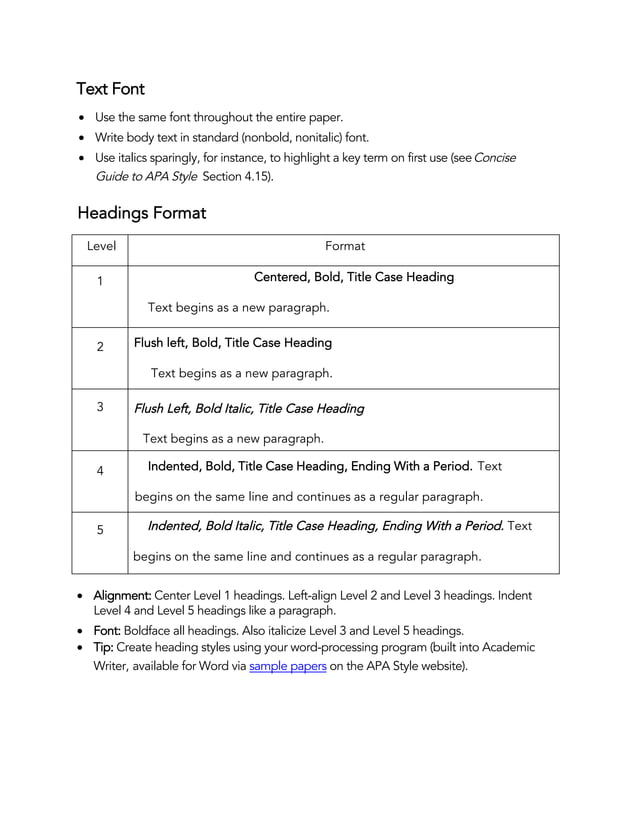 APA Style, 7th Edition - Student Paper Setup Guide | PDF