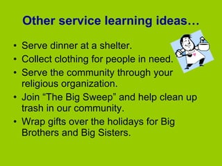 All About Student Service Learning | PPT | Secondary Education | Education