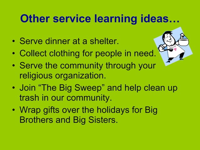 All About Student Service Learning | PPT