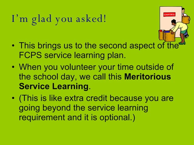 All About Student Service Learning | PPT