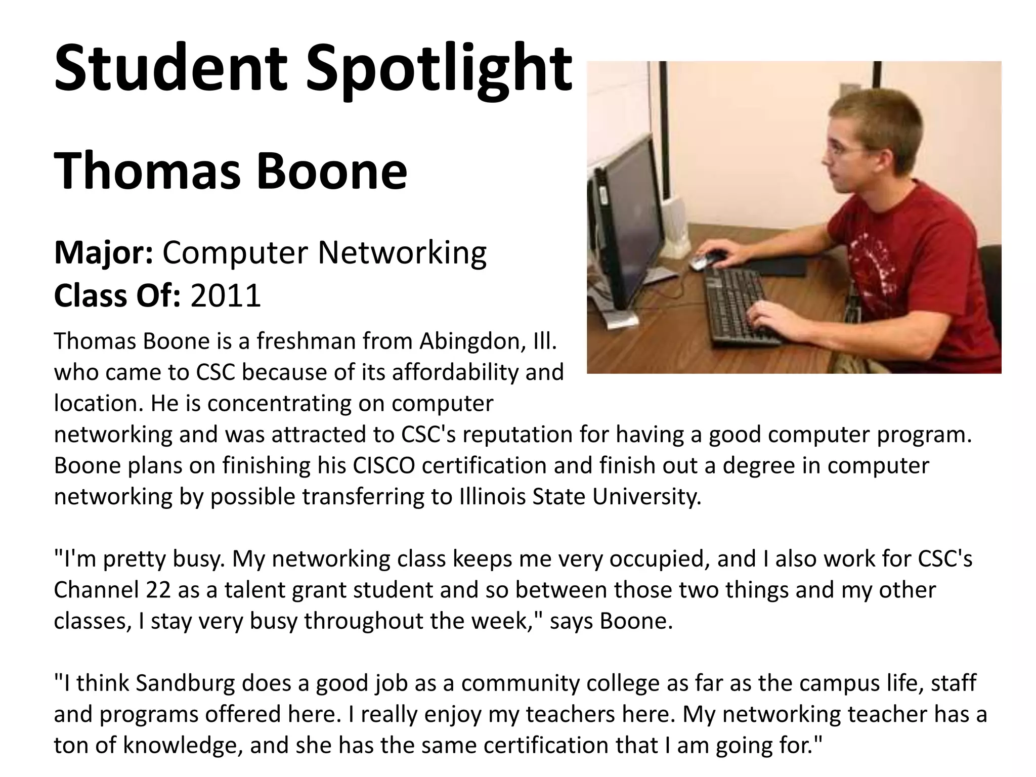 Student Spotlight | PPSX