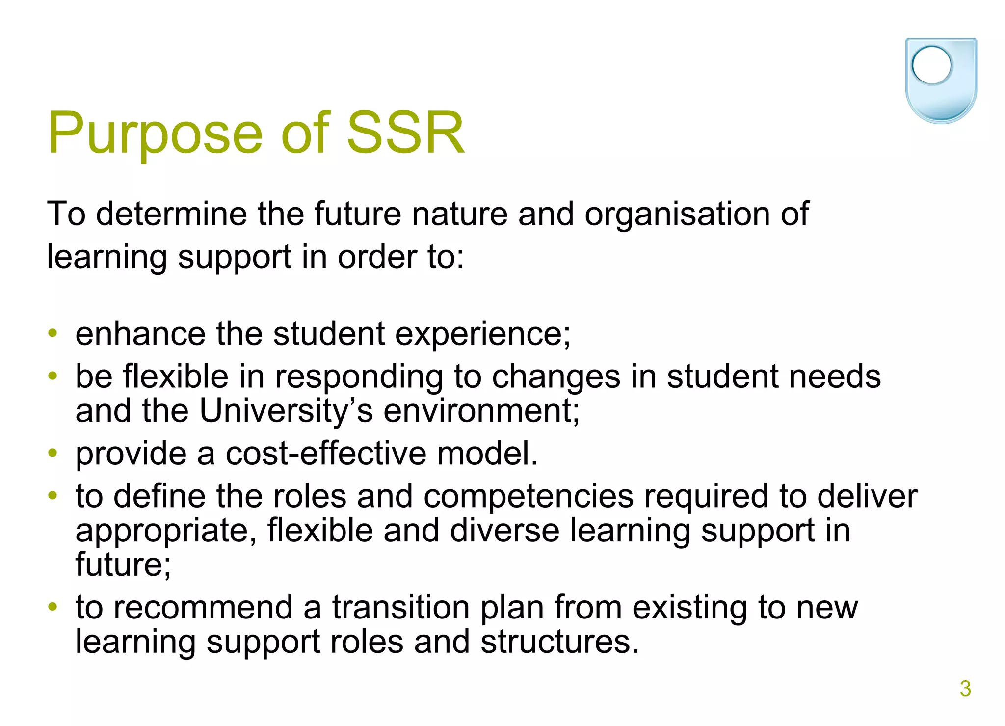 Student support-seminar | PPT