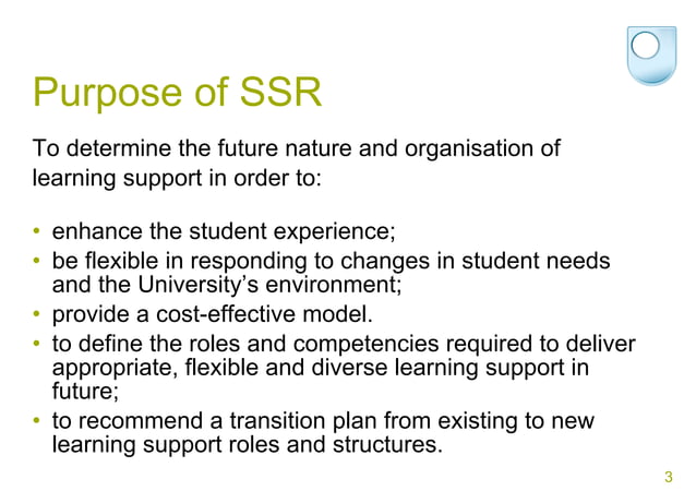 Student support-seminar | PPT