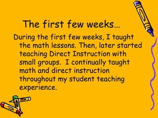 Student Teaching Experience | PPT