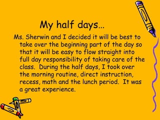 Student Teaching Experience | PPT