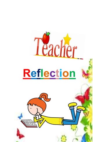 Teacher Reflection Clipart