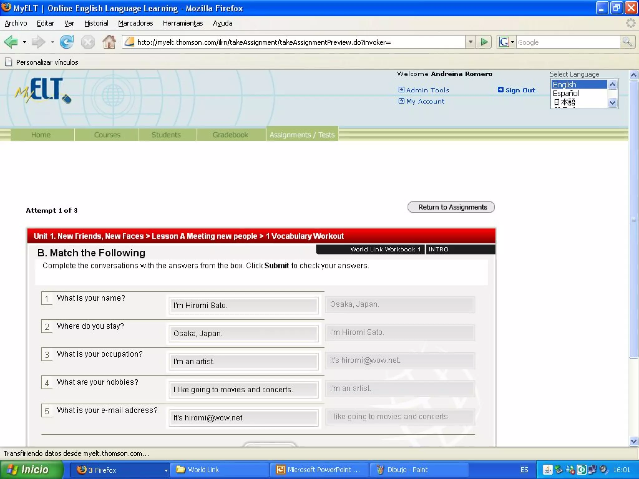 Student Tutorial My Elt | PPT