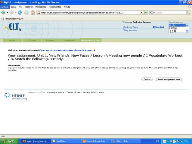 Student Tutorial My Elt | PPT