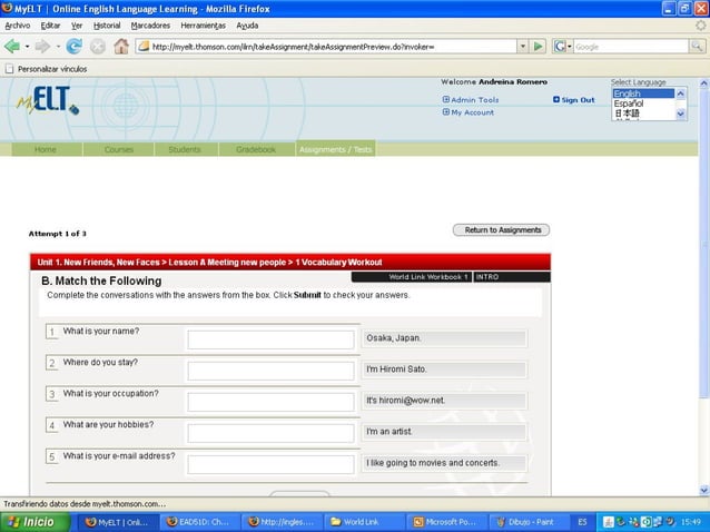 Student Tutorial My Elt | PPT