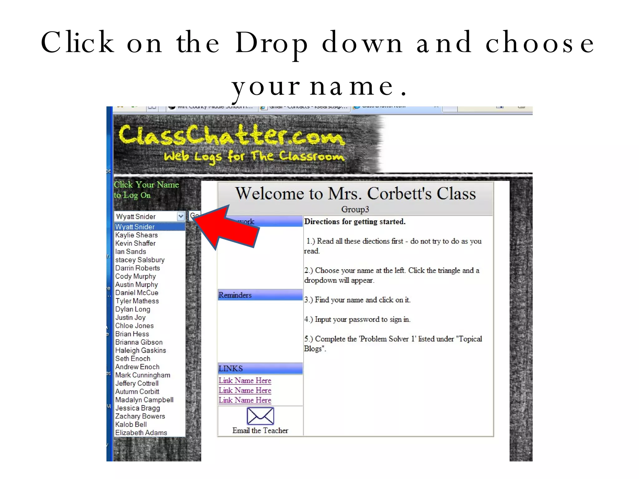 Student Using Class Chatter | PPT | Secondary Education | Education