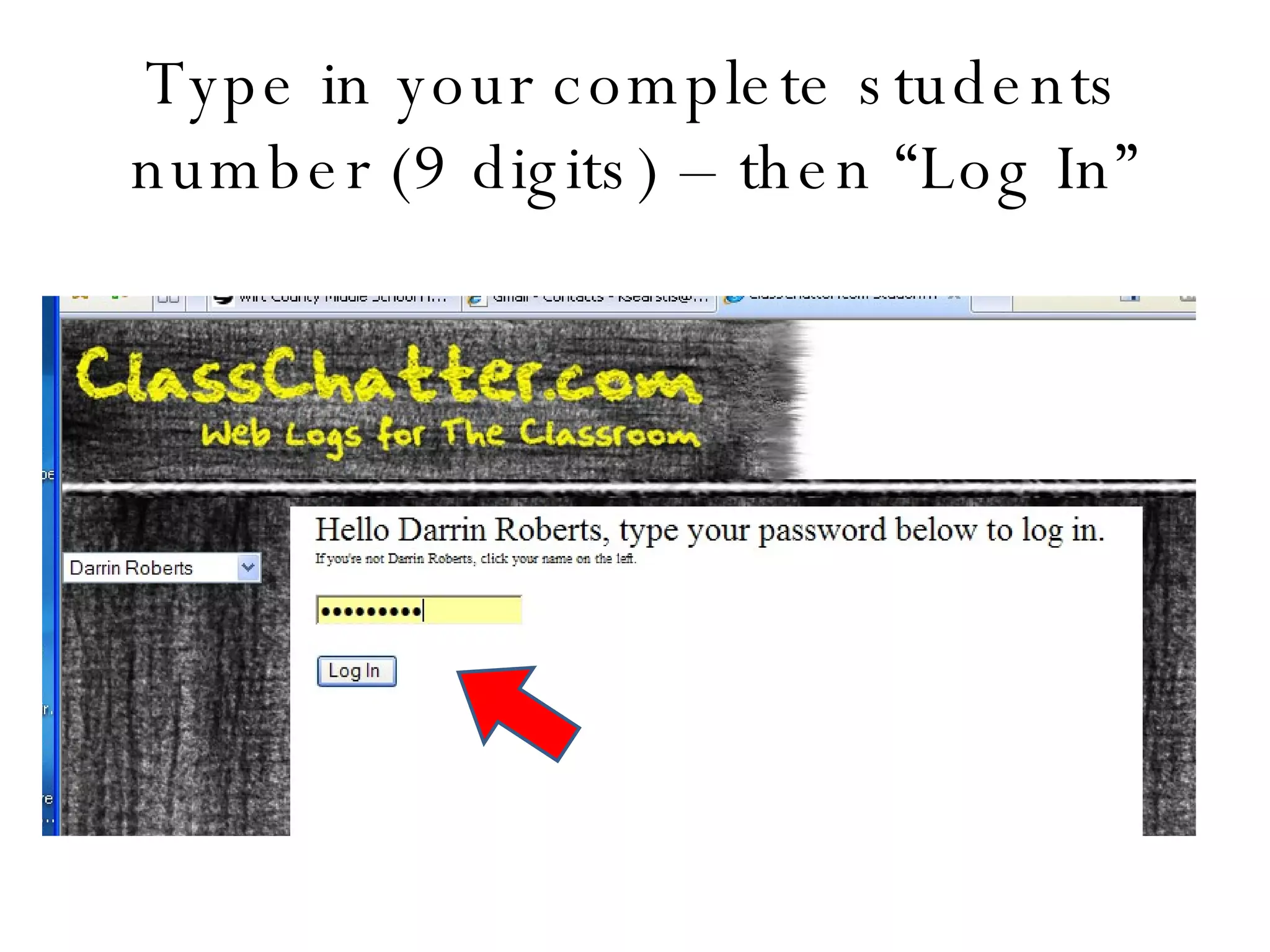 Student Using Class Chatter | PPT | Secondary Education | Education