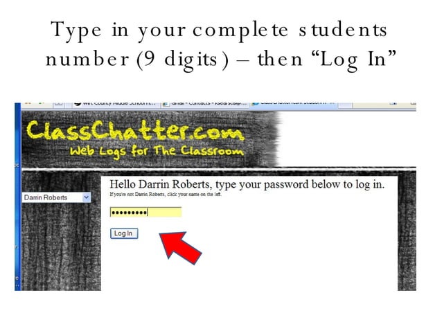 Student Using Class Chatter | PPT