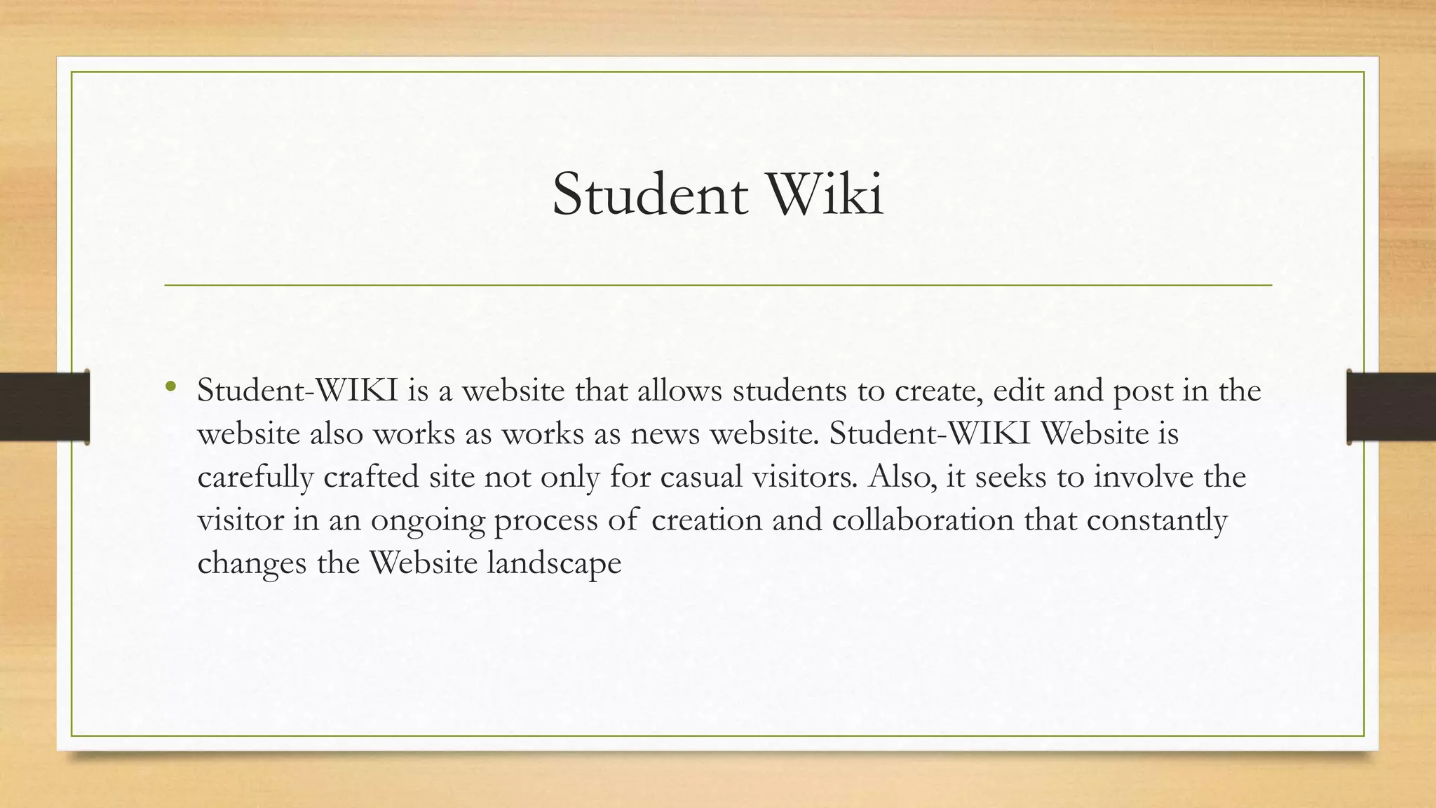 Student-WIKI Website.pptx