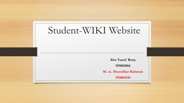 Student-WIKI Website.pptx
